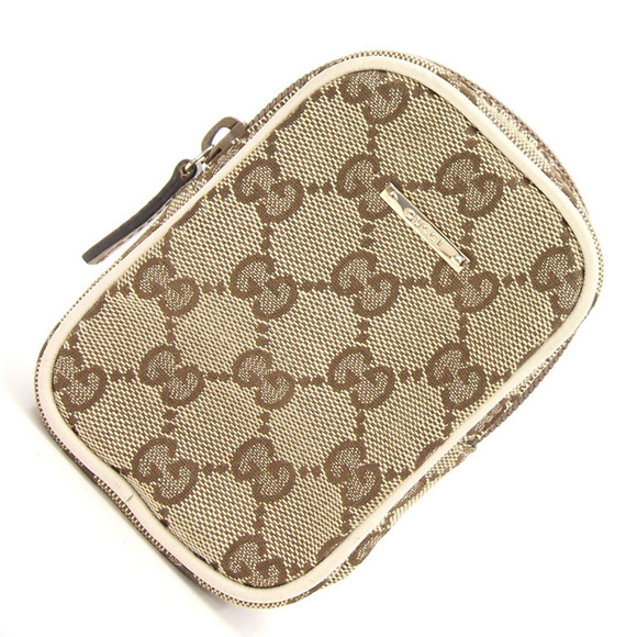 Gucci | Other | Gucci Cigarette Case Gg Canvas 15249 Beige Womens Cigar ...